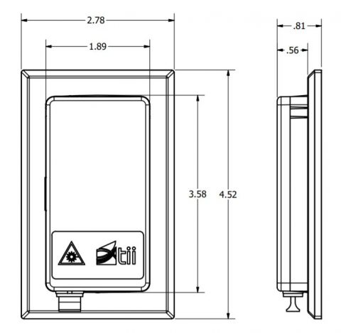 CCP5 Series Fiber Optic Customer Connection Point Wall Terminal | Tii ...