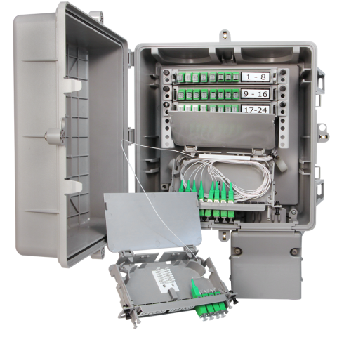 FET4S 32F Indoor/Outdoor Fiber Distribution Enclosure | Tii Technologies